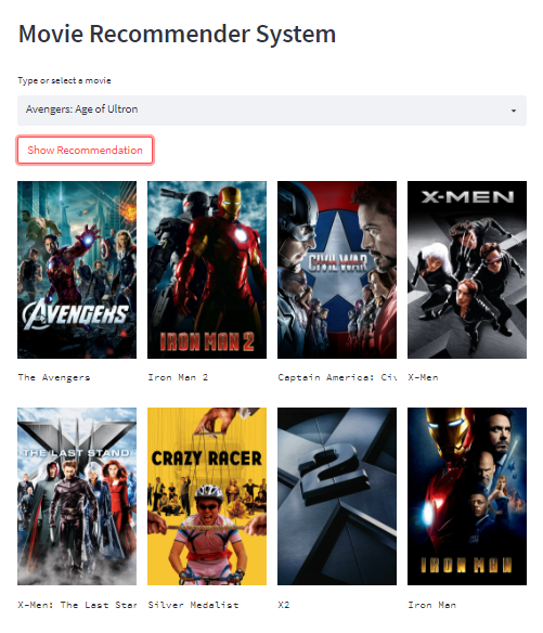 GitHub - maverickxjames/movie-recommendation