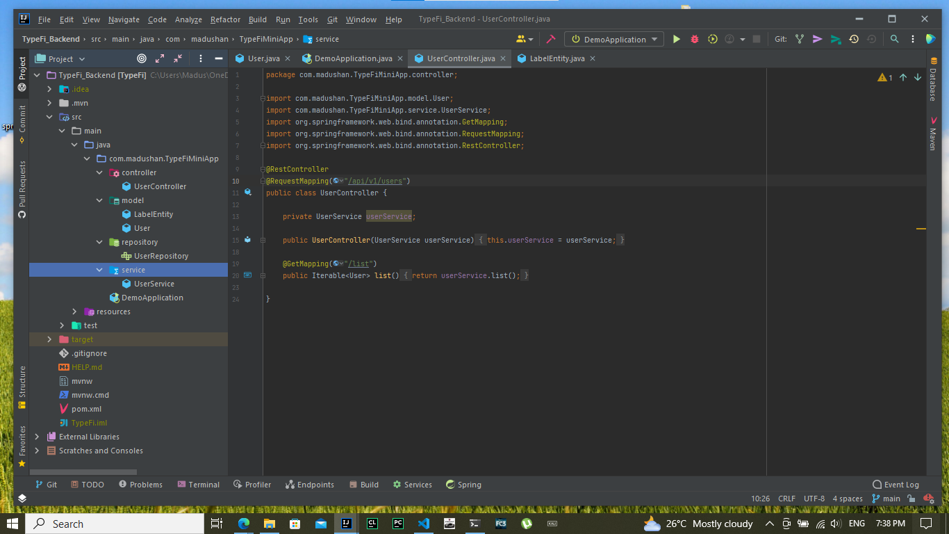 GitHub - Madushan97/TypeFi_Assessment: Take Home Assignment
