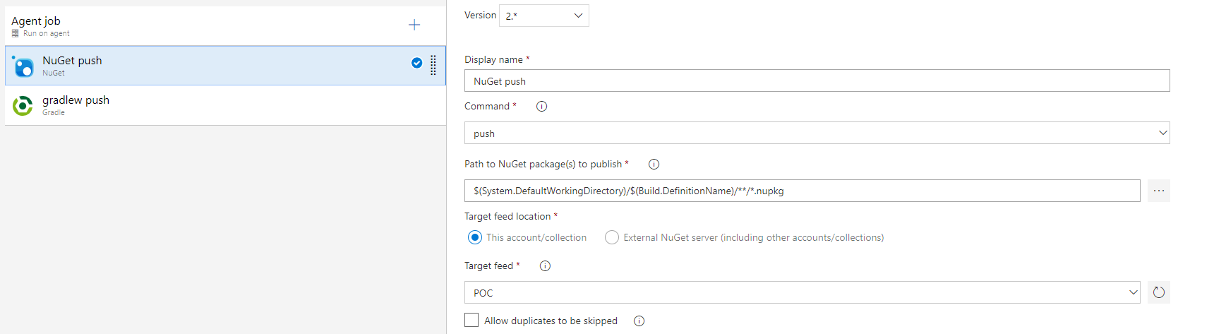 Feature request: Gradle and Maven push to VSTS private package server ...