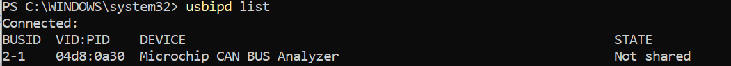 No compiled driver for microchip canbus analyzer · Issue #10330 · microsoft/WSL · GitHub