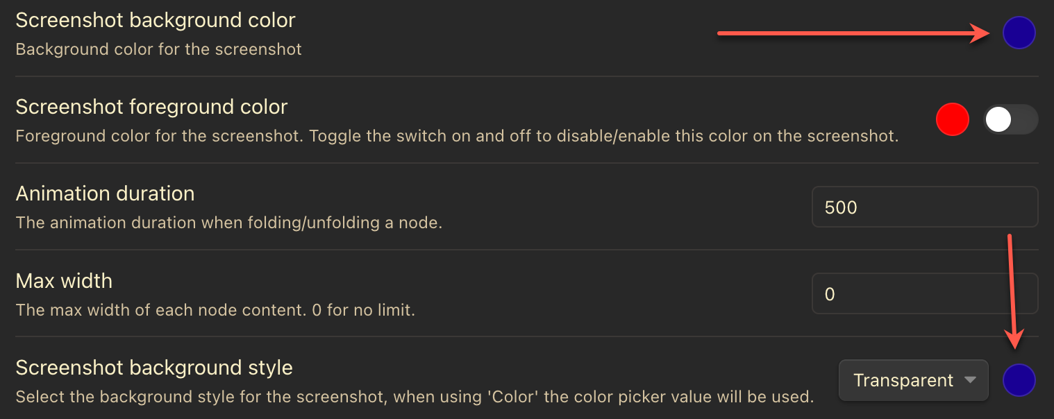 Obsolete Screenshot Background Color · Issue 64 · James Tindal