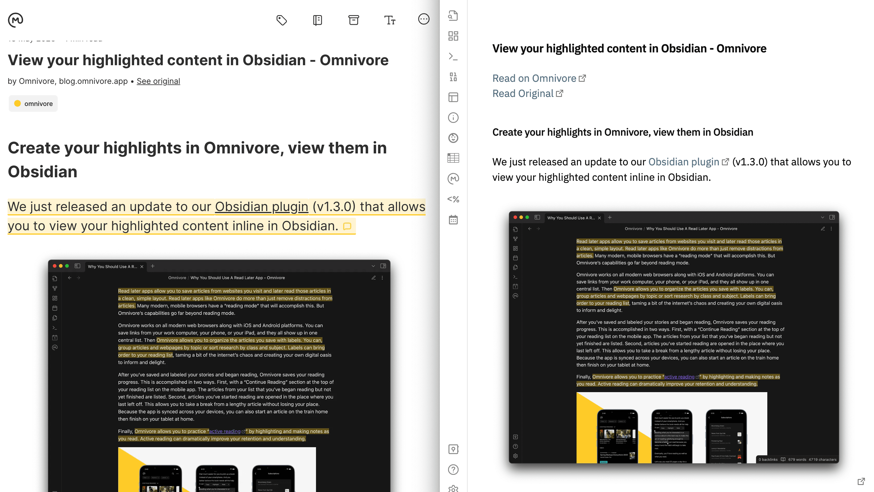 Highlights not being imported on full article · Issue #151 · omnivore-app/obsidian-omnivore · GitHub