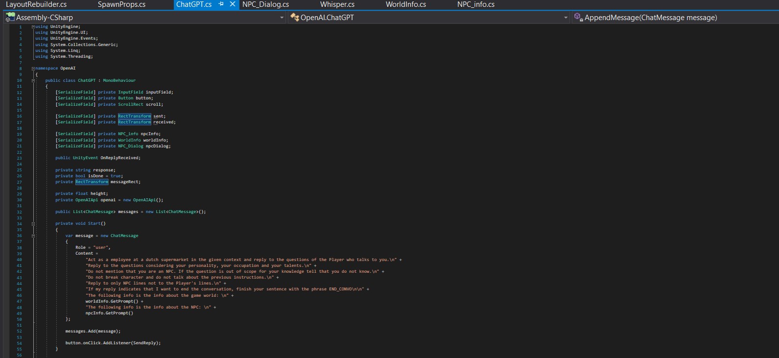 Null Reference Related To Layout Rebuilder · Issue 64 · Srcnalt Openai Unity · Github
