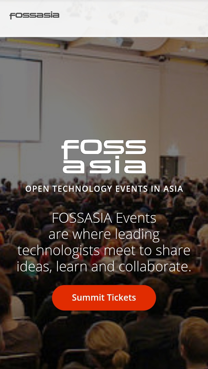 Nav bar is missing in mobile version on event page · Issue #730 · fossasia/fossasia.org · GitHub