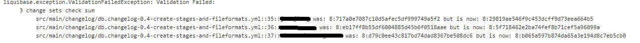 Invalid checksum calculated when changelogs have not changed · Issue #1207 · liquibase/liquibase ...