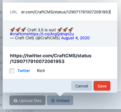 Twitter embeds don't have any styling · Issue #147 · spicywebau/craft-embedded-assets · GitHub