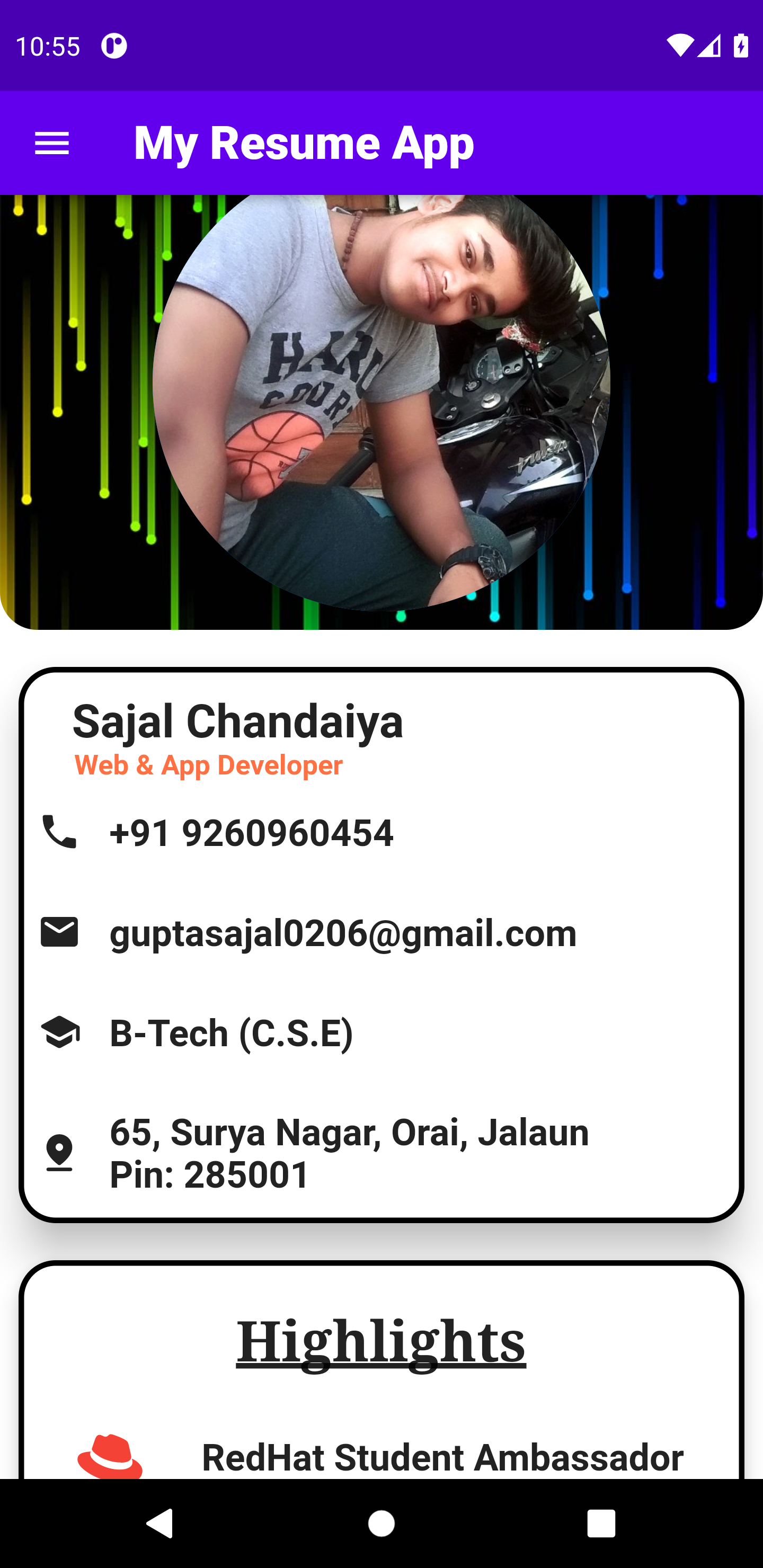GitHub - sajal0206/flutter_resume: ### Resume app code using flutter ...