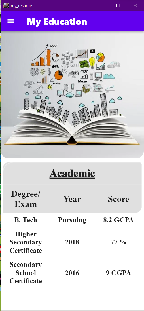GitHub - sajal0206/flutter_resume: ### Resume app code using flutter ...