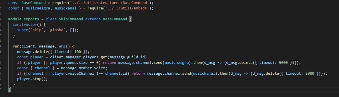 queueEnd event does not emit when a song is skipped · Issue #47 · MenuDocs/erela.js · GitHub