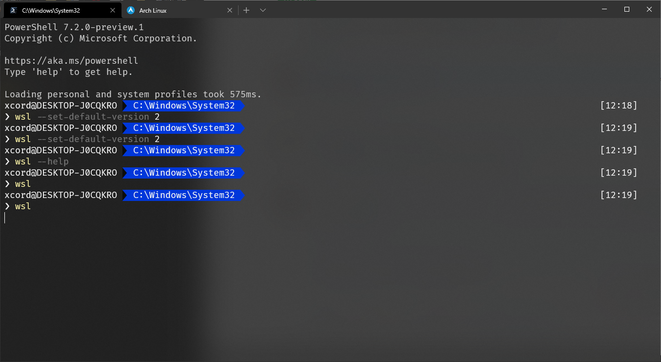 Where is the WSL2 Version? · Issue #167 · yuk7/ArchWSL · GitHub