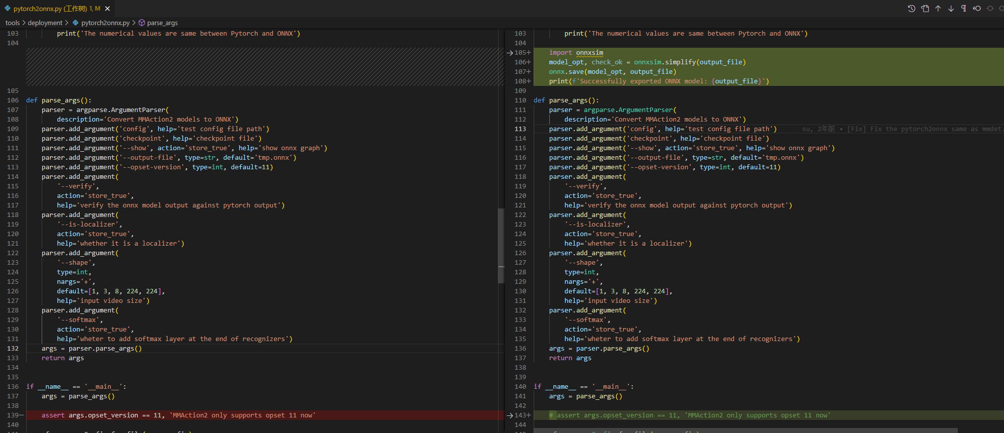 TSM，onnx infer error · Issue #2255 · open-mmlab/mmaction2 · GitHub