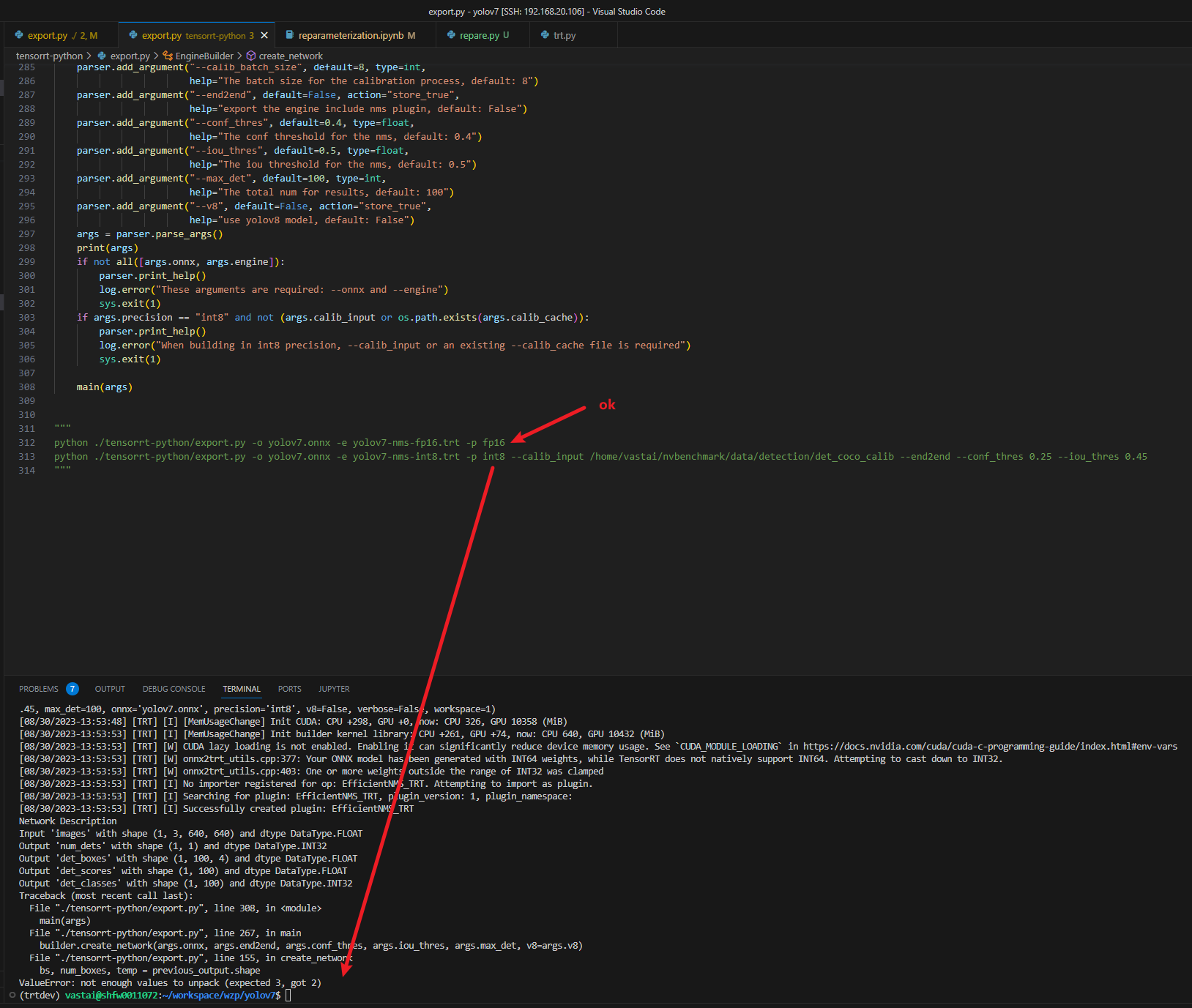 yolov7，official，int8，onnx-> trt报错 · Issue #108 · Linaom1214/TensorRT-For-YOLO-Series · GitHub