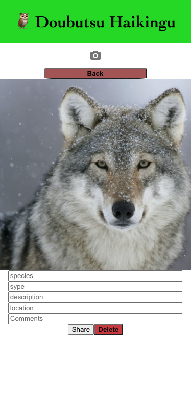 GitHub - GaetanKarst/Doubutsu-Haikingu: An app allowing you to take a picture of animals, plants ...