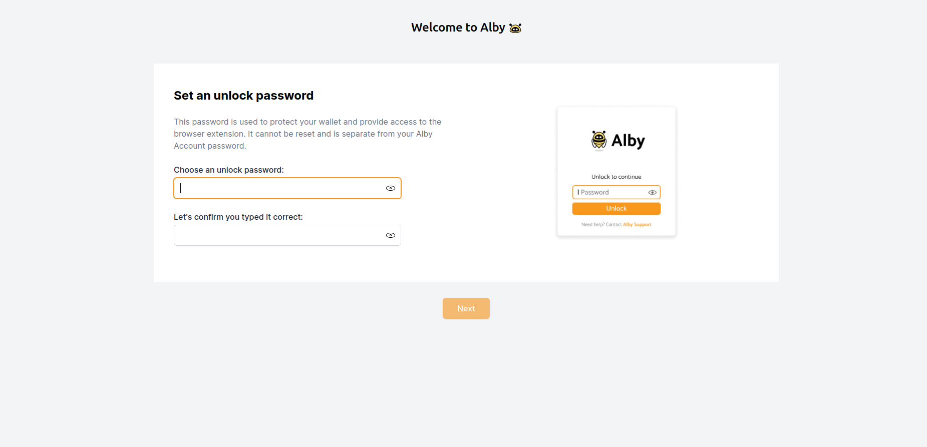 Unnecessary form validation error message in extension welcome page. · Issue #2260 · getAlby ...