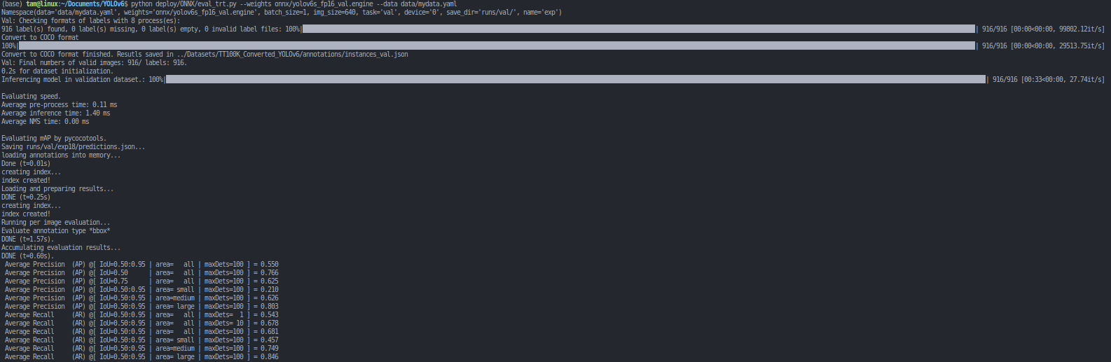 Need help with benchmark YOLOv5,v6,v7 on TT100K · Issue #622 · meituan/YOLOv6 · GitHub