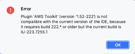 Support for IntelliJ IDEA Ultimate 2022.3 (Build 223) · Issue #3361 · aws/aws-toolkit-jetbrains ...