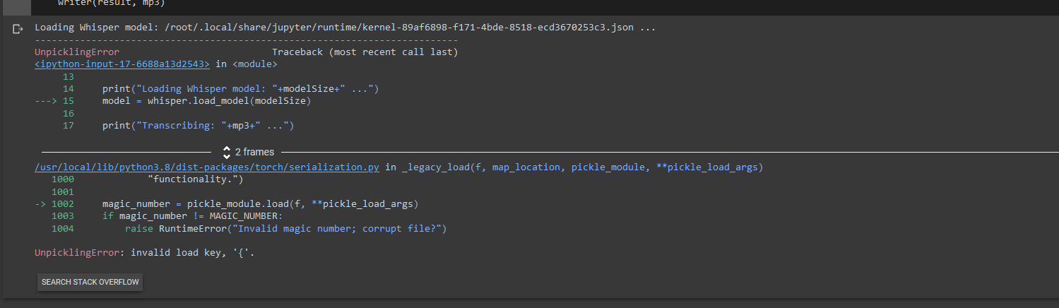 Trying to generate a subtitle file · openai whisper · Discussion #957 · GitHub