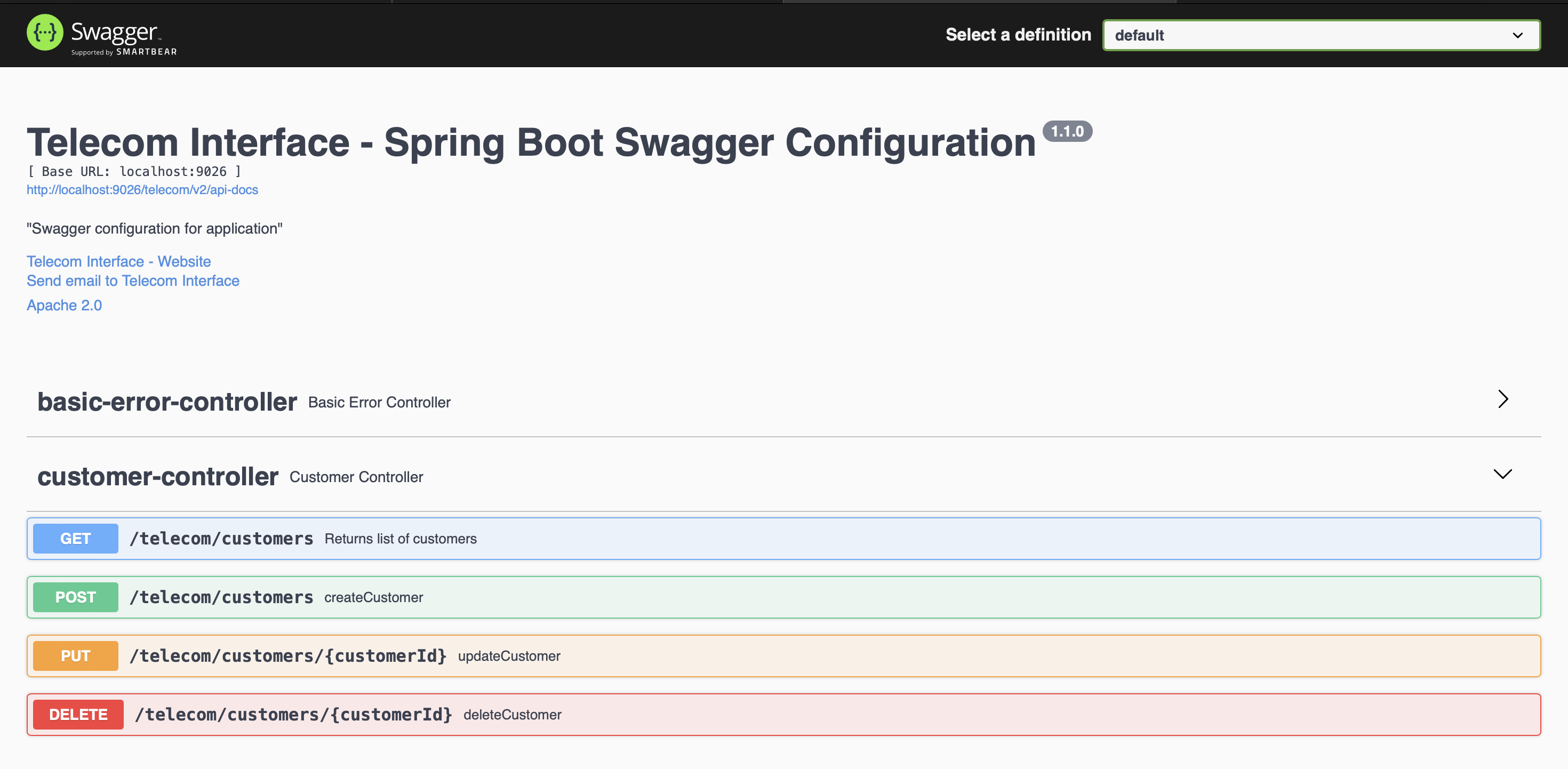 GitHub - bhattaditya/telecom: Spring boot REST API