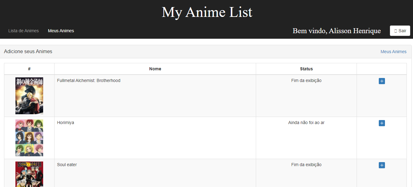 GitHub - Alisson-Henrique/my-anime-list: Application made with Spring ...