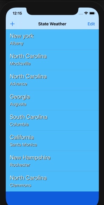 GitHub - DLaMott/WeatherApplication: Weather App made using Swift