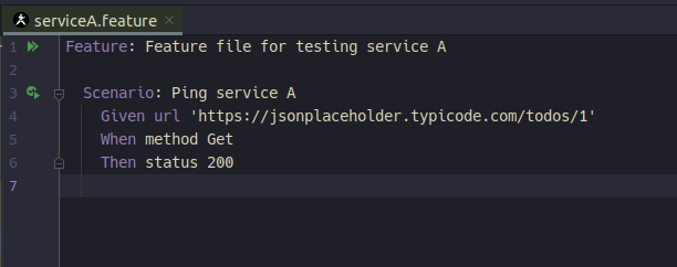 Intellij Running Specific Scenarios In A Feature File In A Multi Module Karate Project Runs