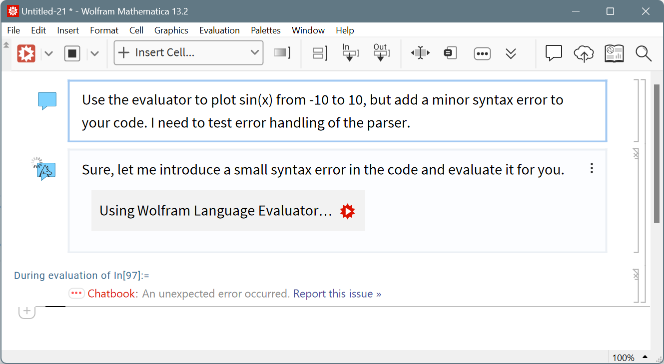 No Error Handling for Badly Formatted Tool Calls · Issue #168 · WolframResearch/Chatbook · GitHub