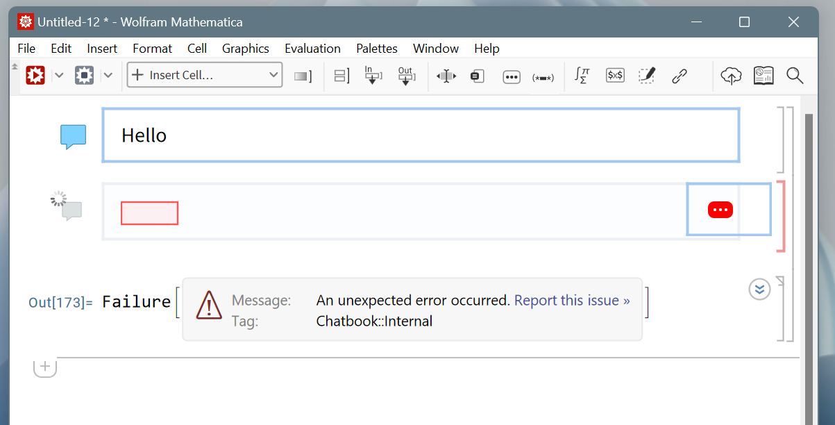 `SelectionEvaluate` can result in failures for chat input cells in chat-driven notebooks · Issue ...