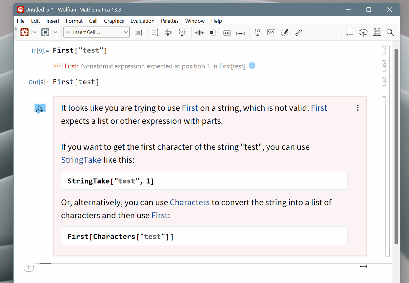 Assistant output cells do not run the correct cell initialization the first time they appear ...