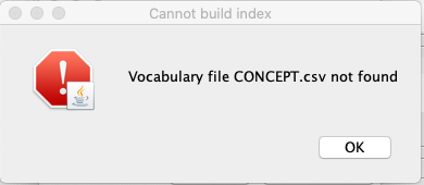 Index building error · Issue #78 · OHDSI/Usagi · GitHub