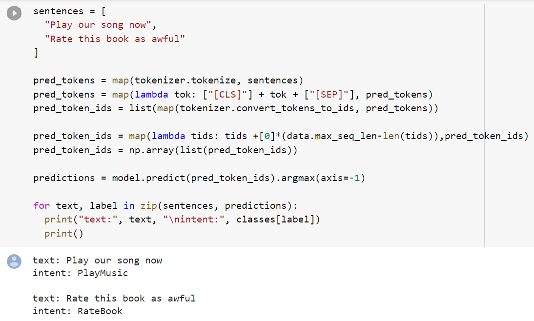 GitHub - TeamHiddenLeaf/Intent-Classification-using-BERT