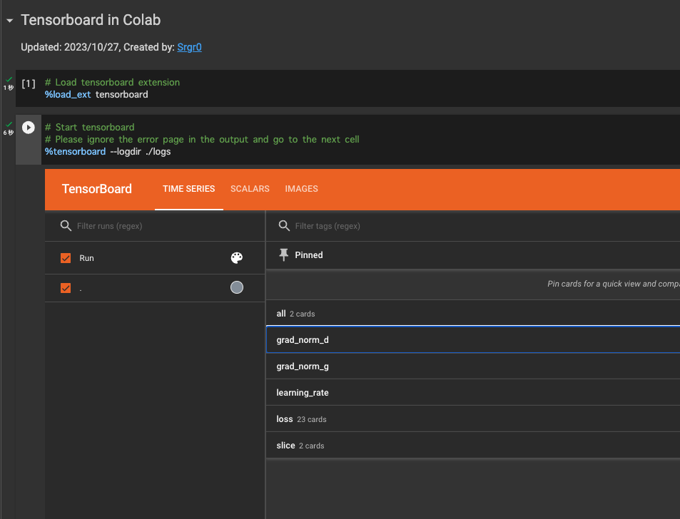 Tensorboard in Colab got 403 error even when Third-party cookies are allowed (Google Chrome ...