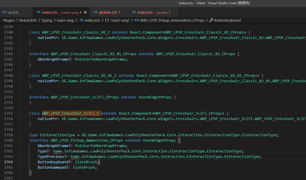 [UE] 关于ReactUMG\Typing\react-umg\index.d.ts报错问题 · Issue #845 · Tencent/puerts · GitHub