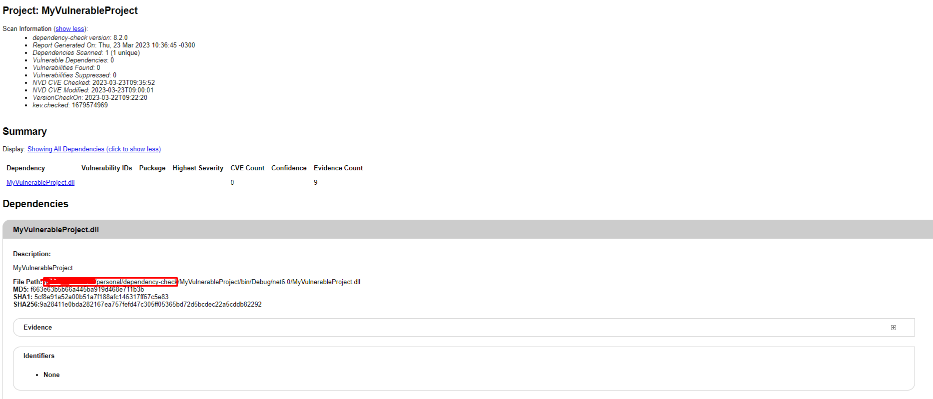 Could Not Detect Vulnerability On Dotnet 60 · Issue 5594 · Jeremylongdependencycheck · Github