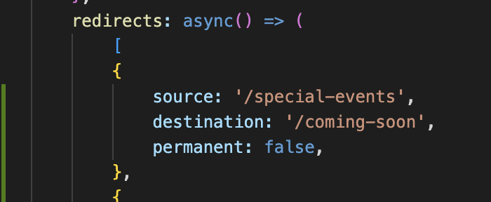 redirects in next.config.js do not work with next/link when source path exists · Issue #37889 ...