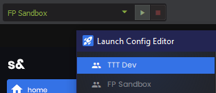 "Edit Launch Configurations" button should start editing the launch config currently being used ...