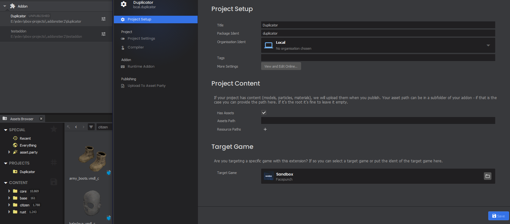 Error loading local addons with targets while starting packaged games · Issue #2449 · Facepunch ...