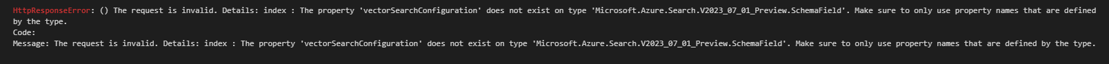 Failing to Create Index in Python Sample Notebook · Issue #9 · Azure/azure-search-vector-samples ...