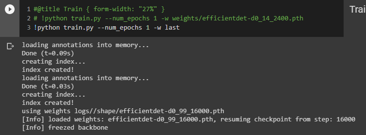 Resume Previous Training · Issue #390 · zylo117/Yet-Another-EfficientDet-Pytorch · GitHub