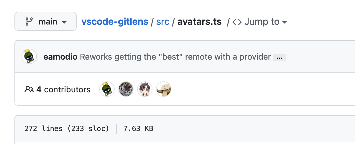 File Contributors View · Issue 2110 · Gitkrakenvscode Gitlens · Github