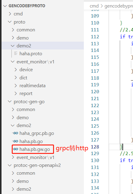 代码生成多个文件和生成http-gw代码 · Issue #78 · cloudwego/volo · GitHub