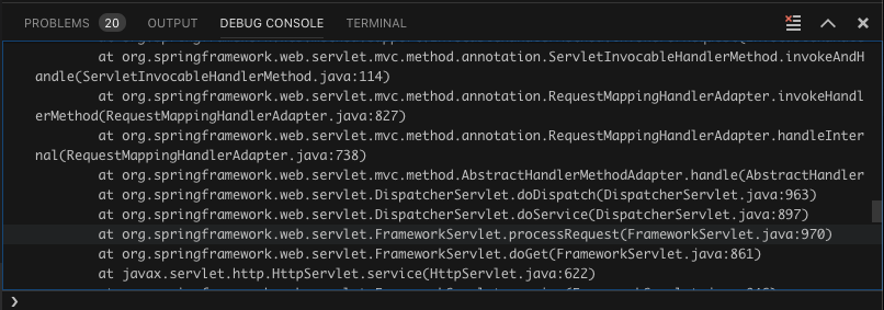 Debug console does not wrap properly when parameters is at line edge of screen · Issue #529 ...