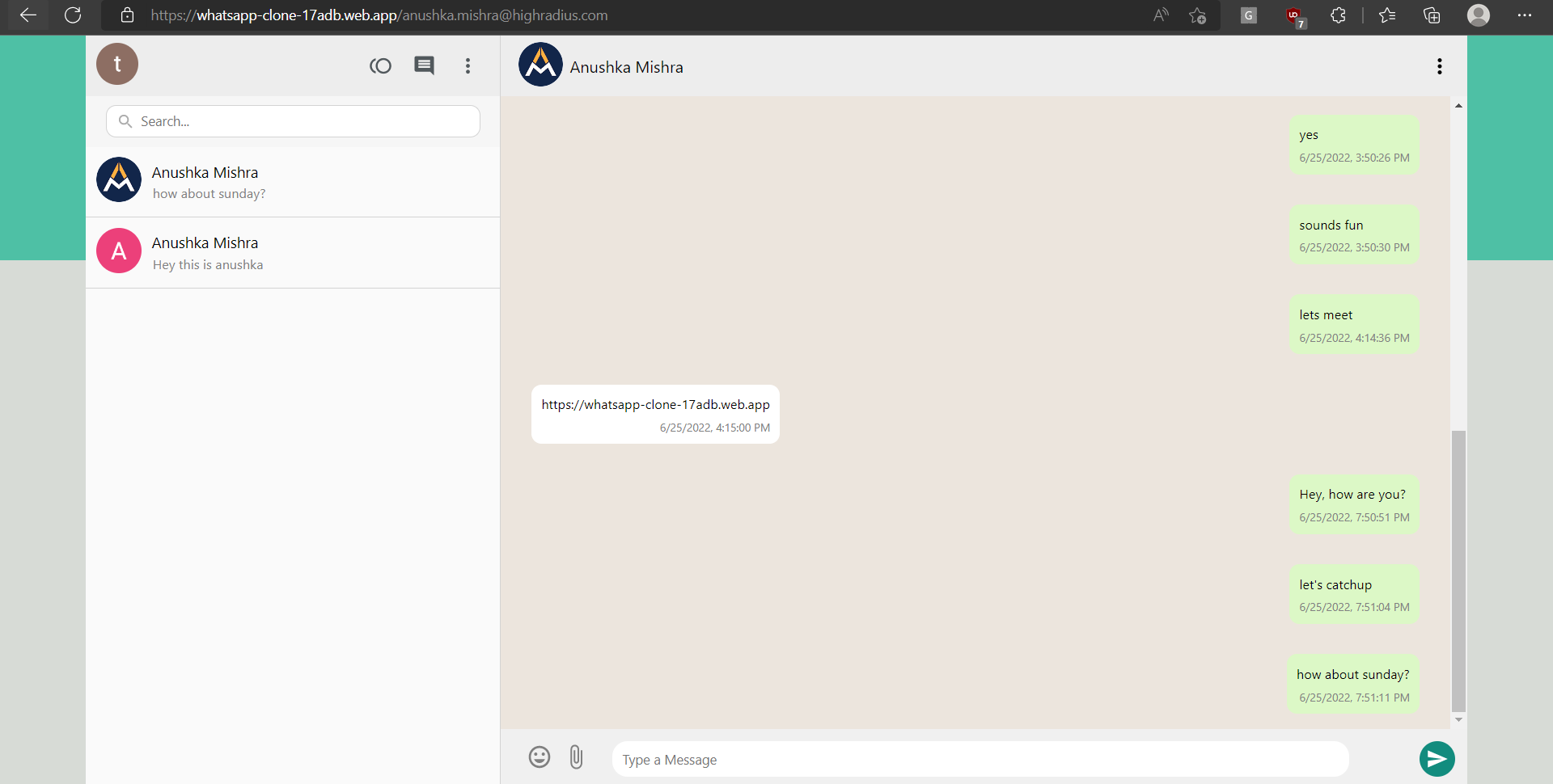 GitHub - anushka711/whatsapp-react-clone