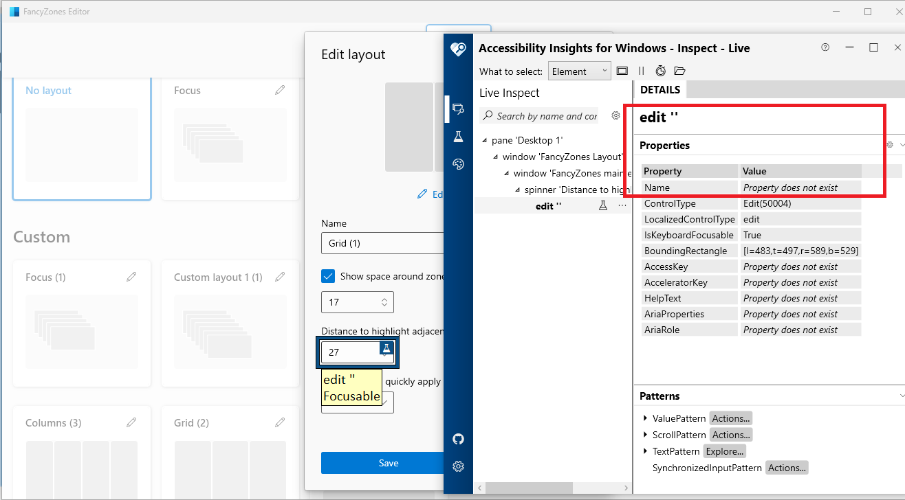 {Linked:Bug196263, LinkedBug}[FancyZones Editor - Edit layout]: Error ...
