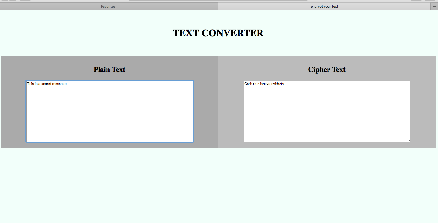 GitHub - mayankk1703/Text-Encryption: Converts plain text to cipher ...