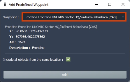 Static vehicle groups are no longer showing up in the "Add Waypoint" dropdown list · Issue #2564 ...
