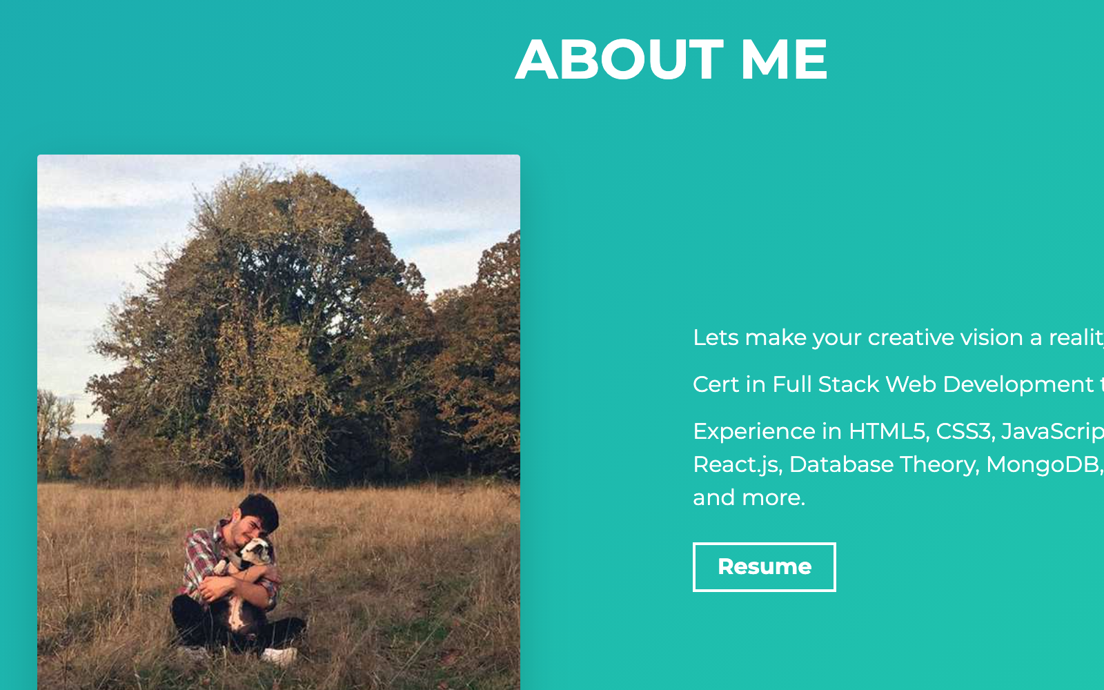 GitHub - keldykins/react-portfolio: Web portfolio using the latest ...