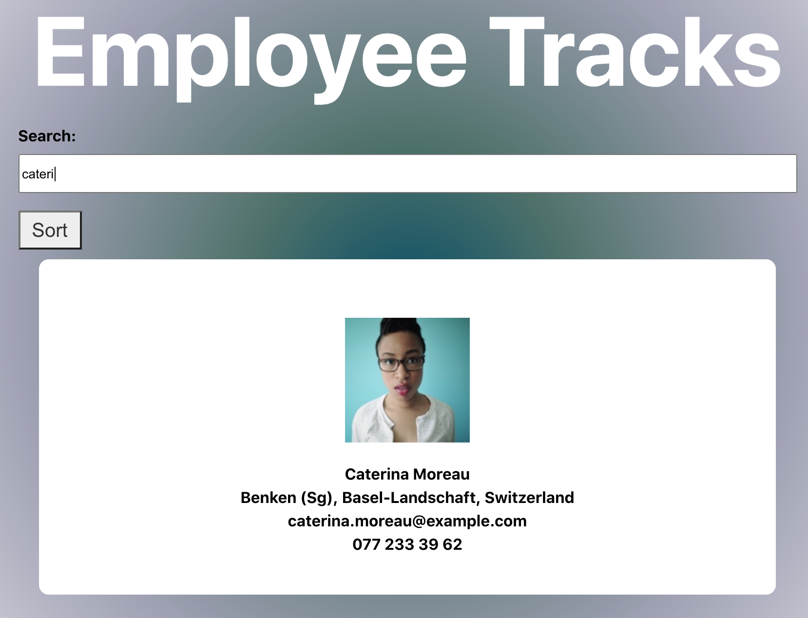 GitHub - keldykins/employee-tracks: A React.js employee tracking app ...