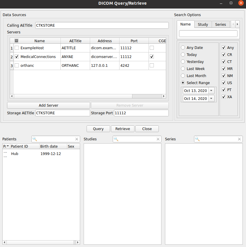 Crash when clicking DICOM Retrieve with no selection · Issue #5244 ...