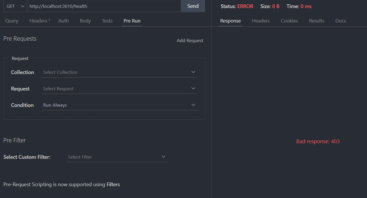 Access Localhost Or 127001 · Issue 1086 · Thunderclientthunder Client Support · Github