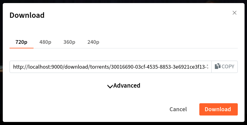 Simplify download modal · Issue #3810 · Chocobozzz/PeerTube · GitHub